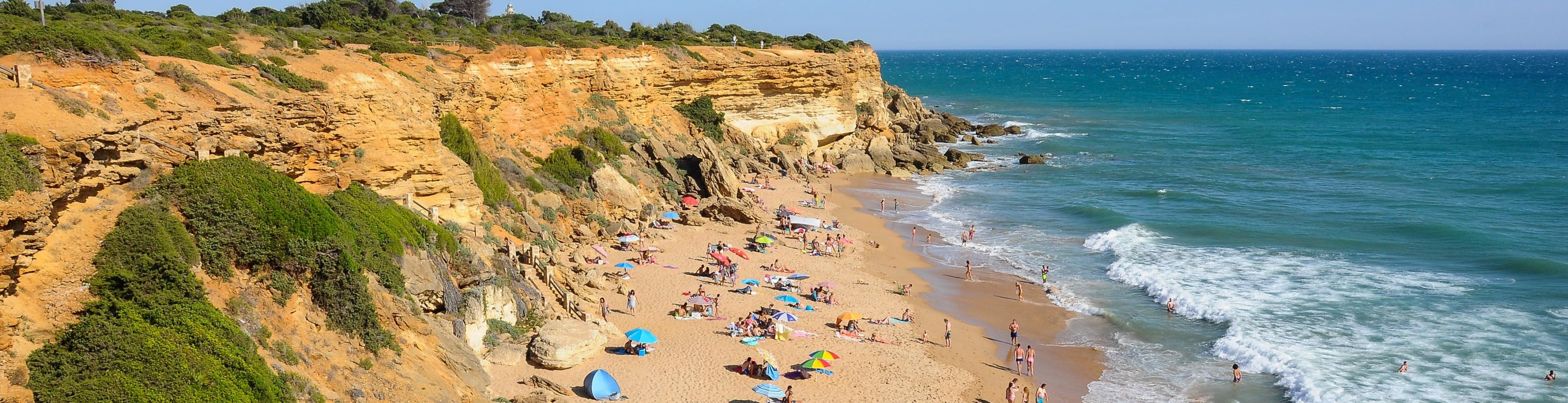 Lage des Hotel Garbí Costa Luz. Conil de la Frontera (Cadiz - Spanien)